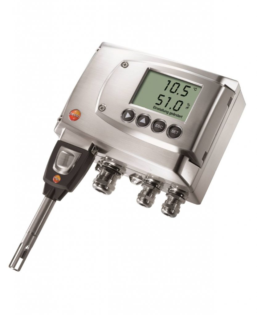 Temperature and humidity transmitter for critical applications ...